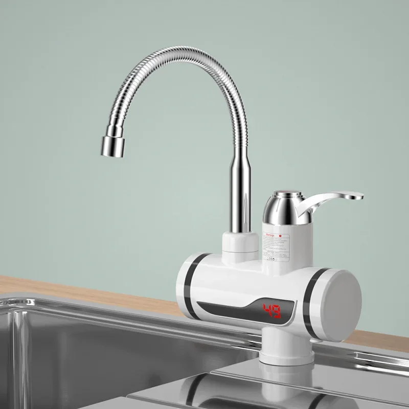 3-Second Instant Hot Water Kitchen Faucet with Adjustable Temperature ...