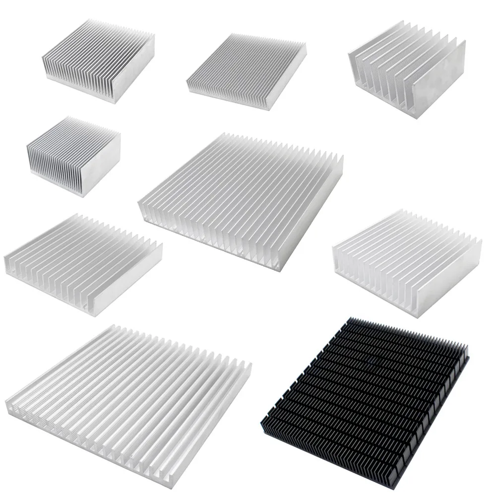 Extruded-Aluminum-Heatsink-Heat-sink-Radiator-for-Electronic-LED-Chip ...