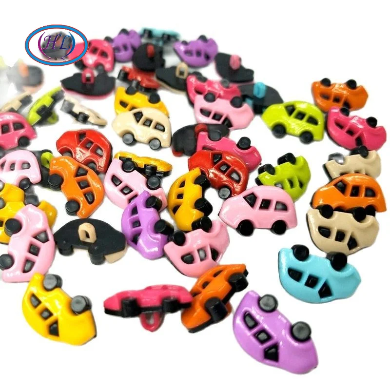 HL-50pcs-100pcs-17MMx11MM-Shank-Car-Plastic-Buttons-Mix-Colors-Children ...