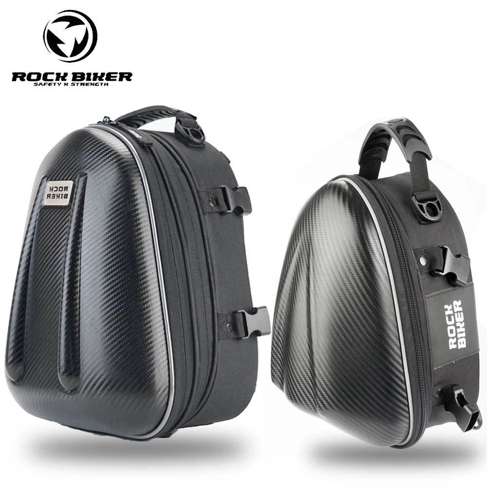 Black-Waterproof-Motorcycle-Tail-Bags-Back-Seat-Bags-Kit-Travel-Bag ...