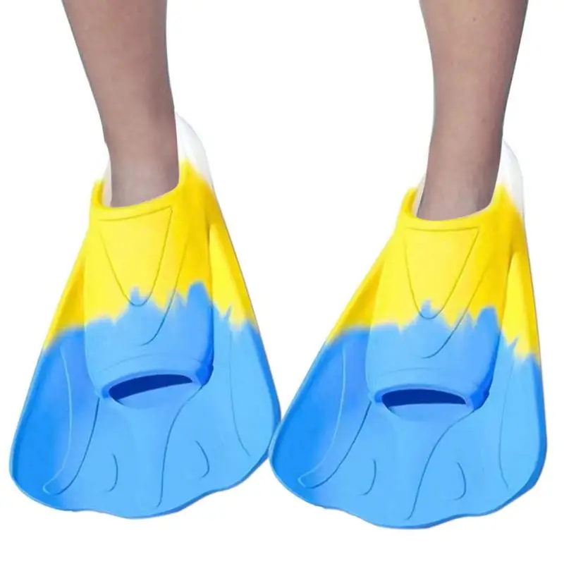 Swimming-Training-Fins-Silicone-Flippers-For-Swimming-Swim-Training ...