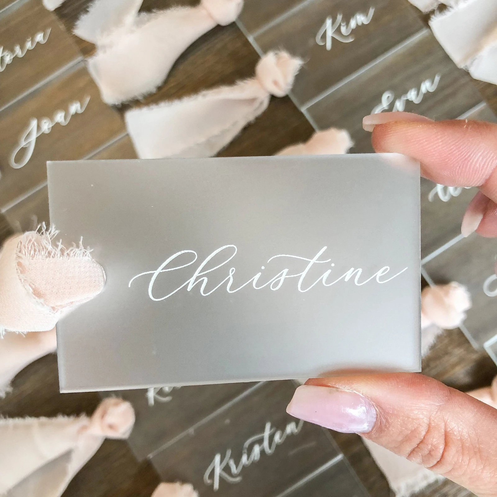 Luggage Tag Wedding Place Cards