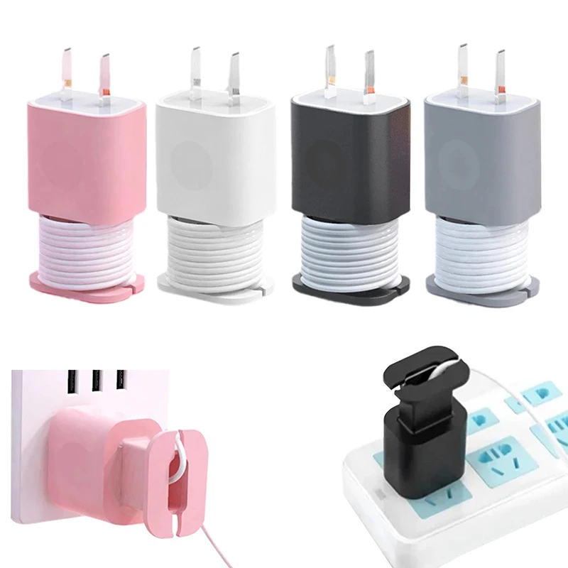2-in-1-Silicone-Charger-Protector-Data-Cable-Winder-For-Apple-iPhone ...