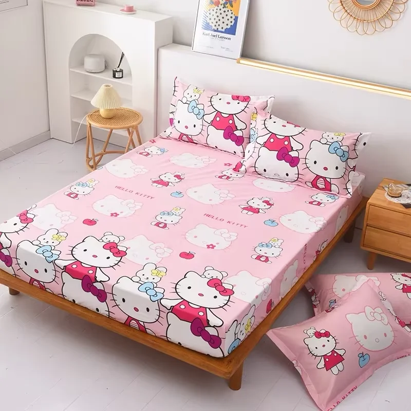 Juego-de-s-banas-de-Hello-Kitty-s-banas-ajustadas-de-Anime-Sanrio ...