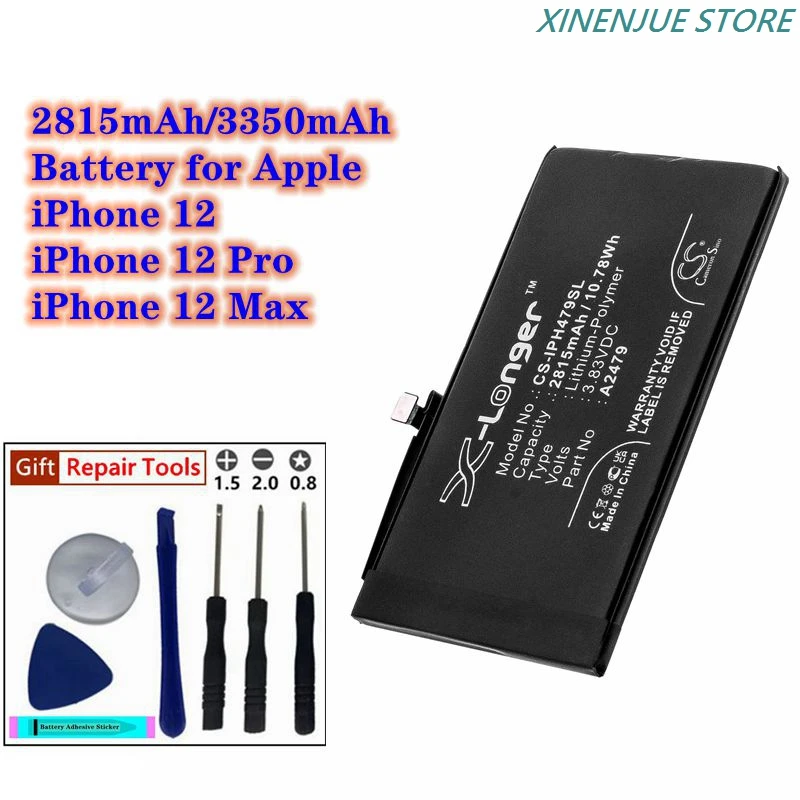 Cameron Sino Battery 3.83V/2815mAh/3350mAh A2479, A2431 for Apple ...