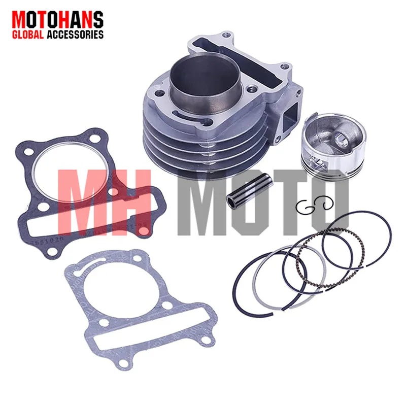 GY6 50CC 60CC 80CC 100CC 120CC CYLINDER KIT 13MM PIN FOR 139QMB MOPED ...