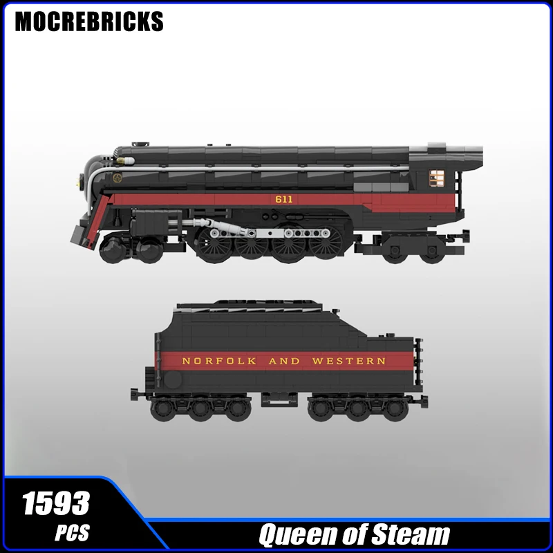 Technical-City-Passenger-Train-Norfolk-and-Western-611-Queen-Steam ...