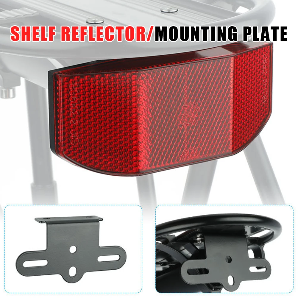 Bike-Rack-Reflector-Holder-Aluminum-Bracket-Bicycle-Light-Reflector ...