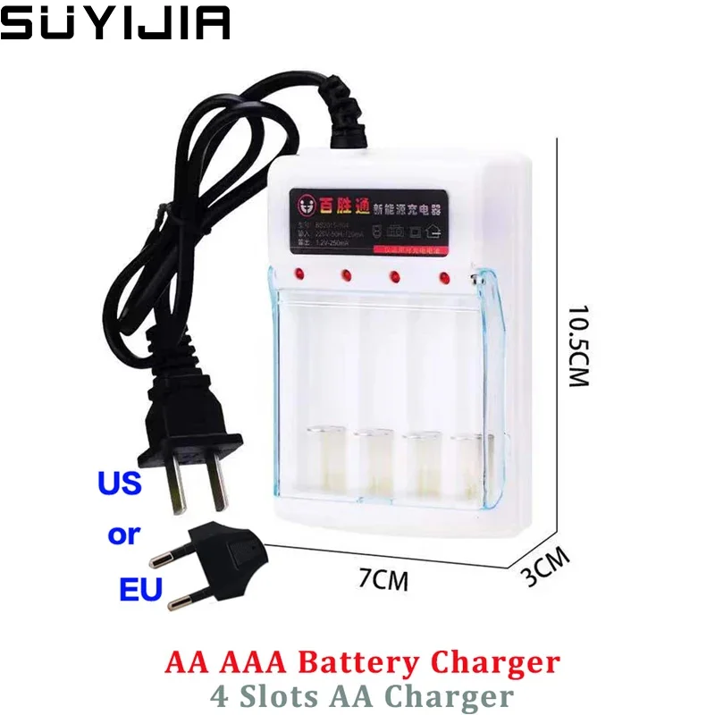 New-AA-AAA-Ni-cd-Charger-4-Slots-Battery-Charger-Fast-Charging ...