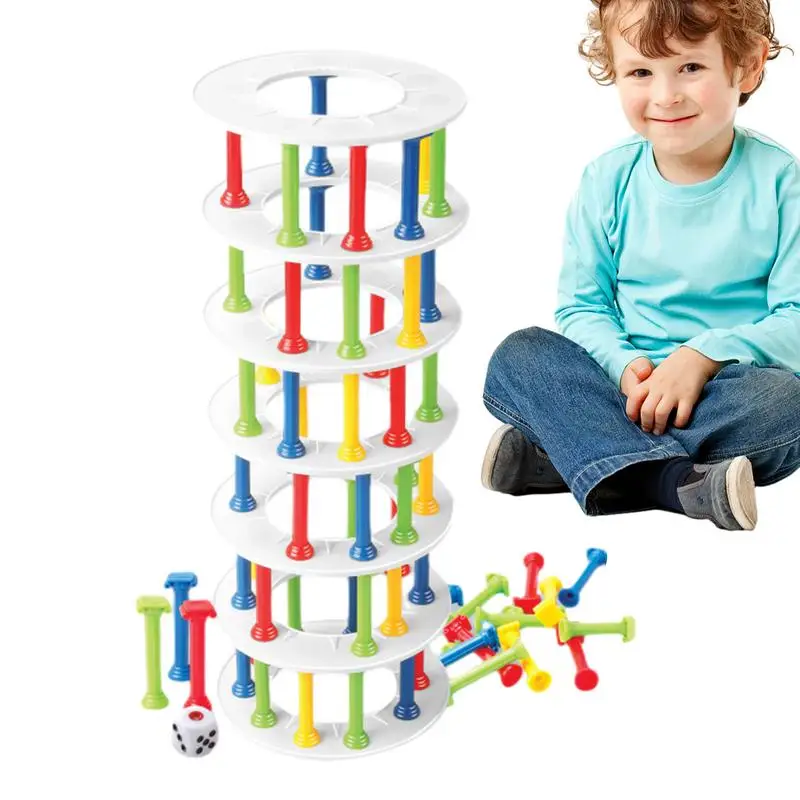 Balance-Tower-Game-Activity-Team-Building-Blocks-Toys-Developmental-Educational-Toys-Family-Kids ...