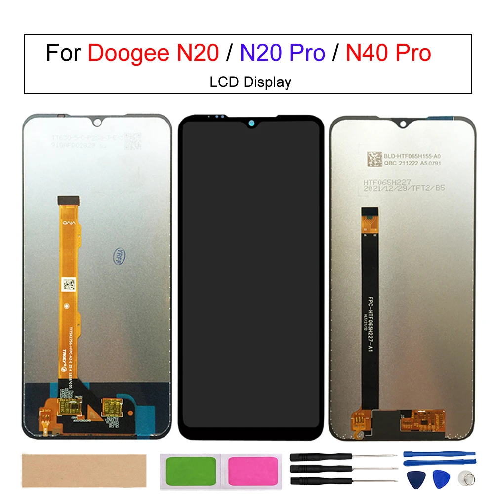 For Doogee N20 Pro Phone LCD Screens For Doogee N40 Pro LCD Display ...