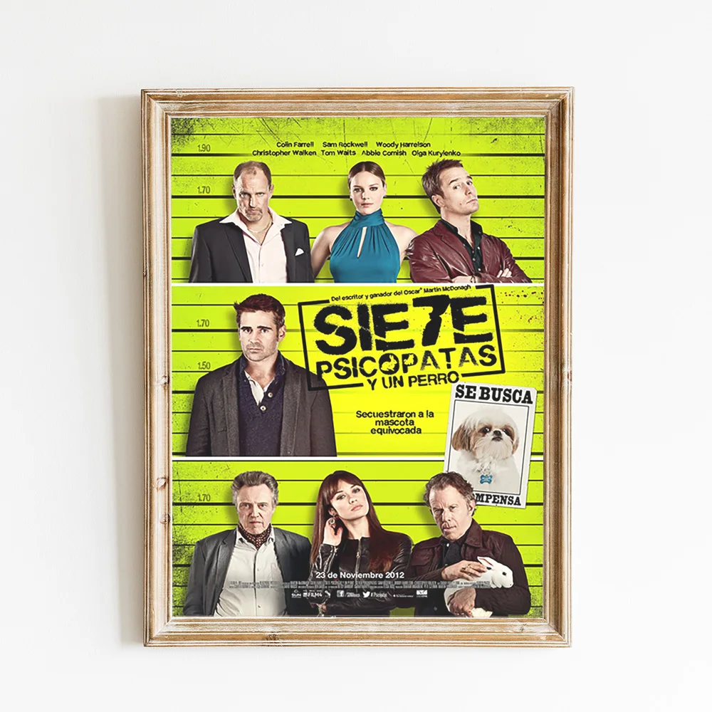 Seven Psychopaths Dvd Cover