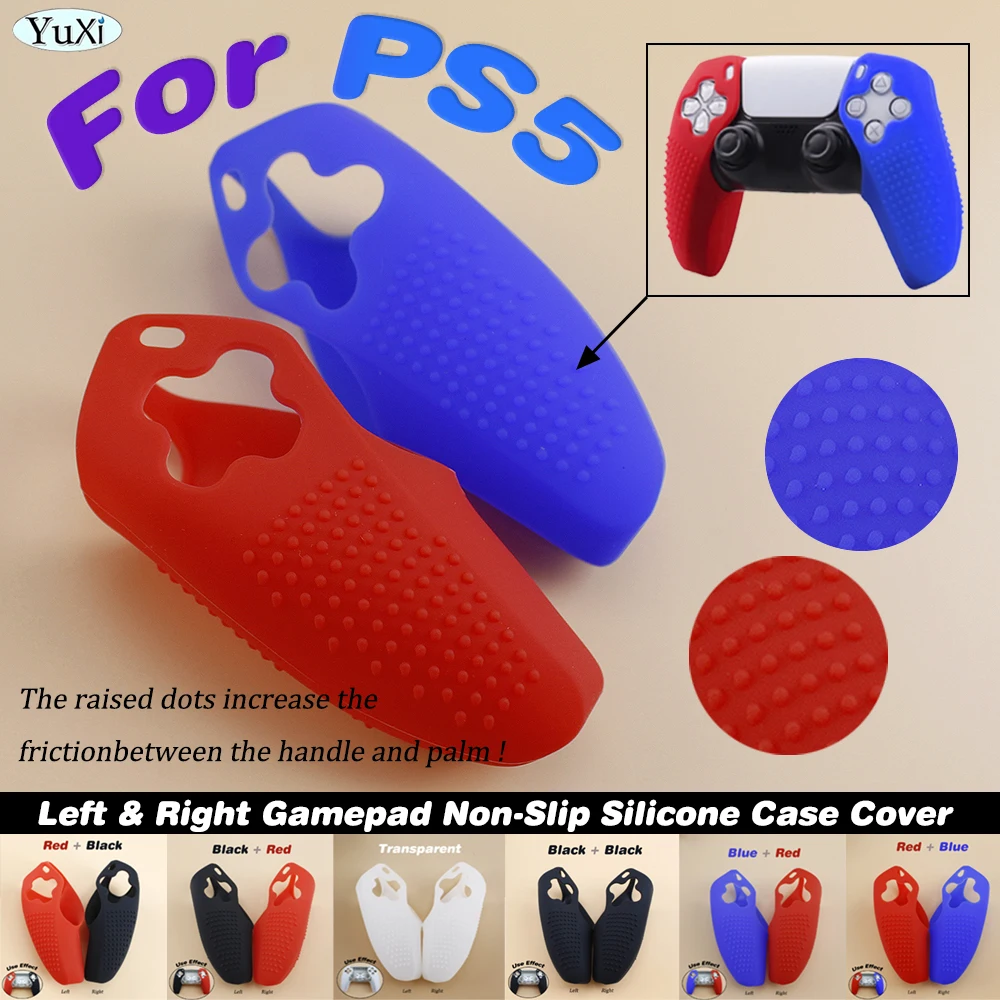 PS5-Anti-slip-Grip-Handle-Silicone-Cover-Game-Handle-Protective-For ...