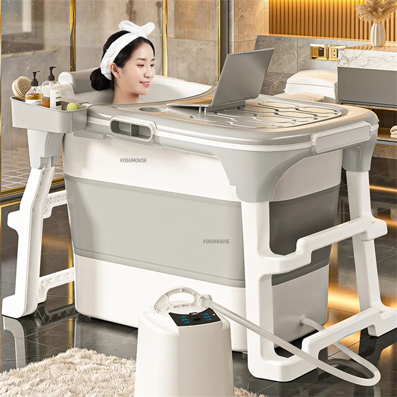 Portable-Folding-Bathtub-for-Adult-Household-Thicken-Bath-Bucket-Sauna ...