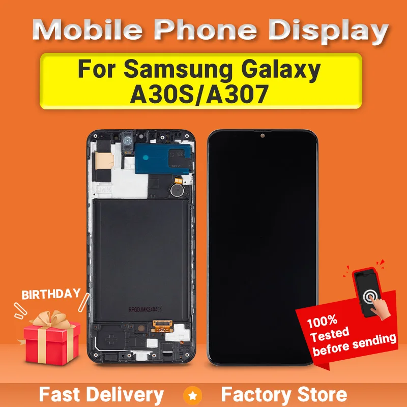 NEW-Display-For-Samsung-Galaxy-A30S-A307-LCD-Touch-Screen-Digitizer-For ...
