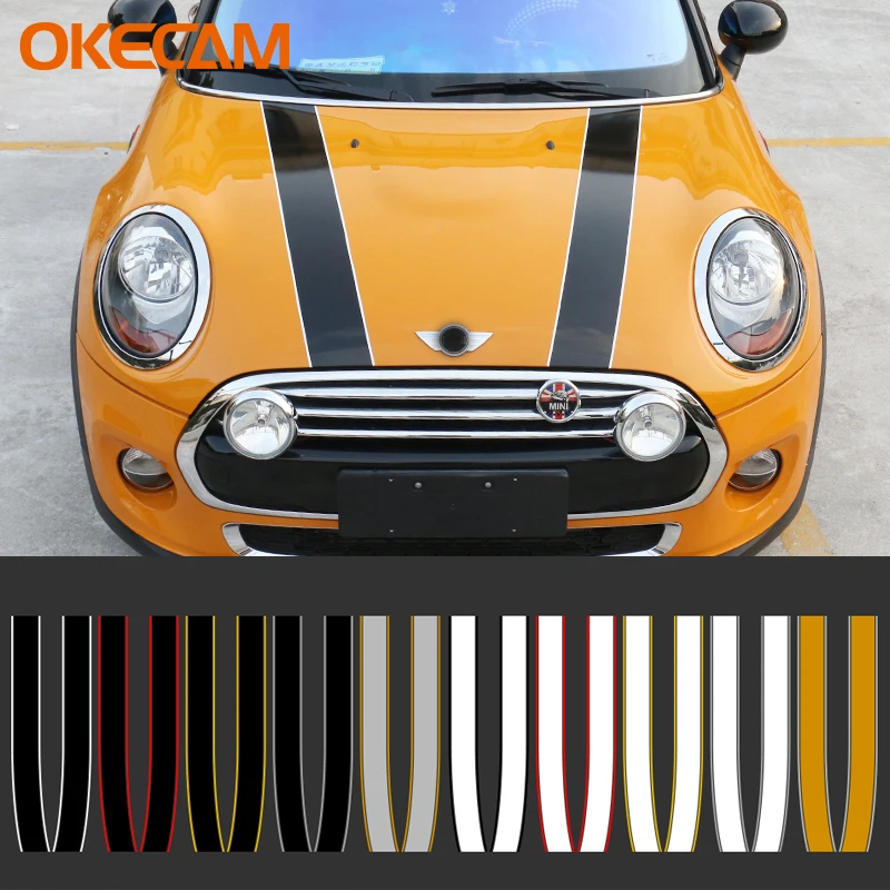 2PCS-Car-Hood-Cover-Engine-Stickers-For-BMW-Mini-Cooper-One-S-JCW-R55 ...