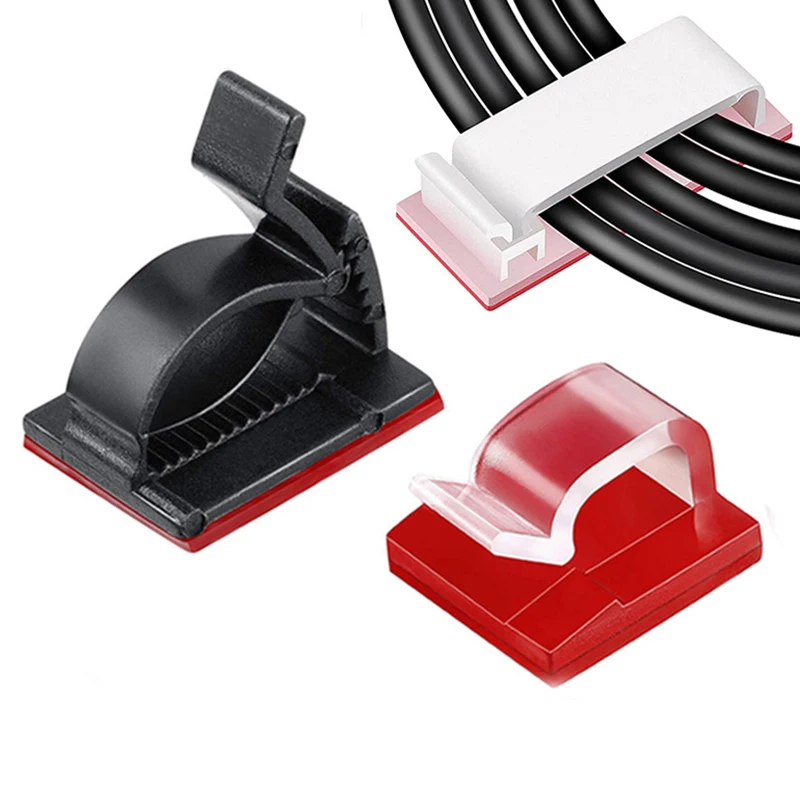 Clips-para-cables-de-10-20-50-piezas-gesti-n-de-cables-autoadhesiva ...