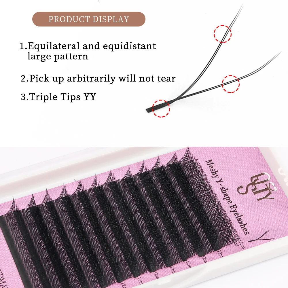 QSTY-YY-Lashes-YY-shape-Eyelash-Extensions-Two-Tip-Eyelashes-Brazilian ...