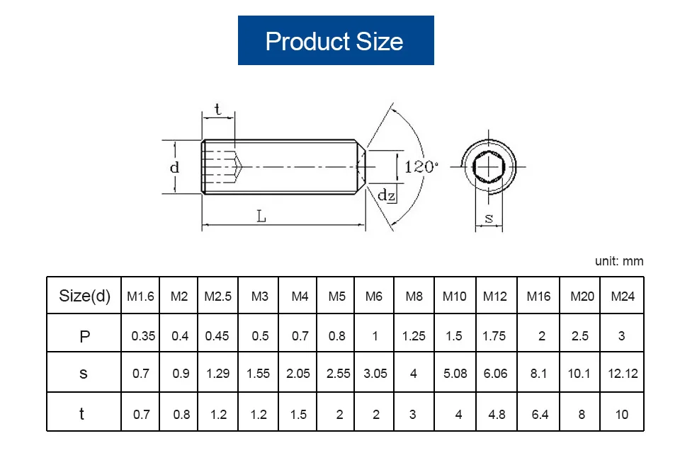 VIS,M12(5pcs)-10mm--Vis à six pans creux en acier inoxydable, 2-50 pièces, m2 m3 m4 m5 m6 m8 m10 ...