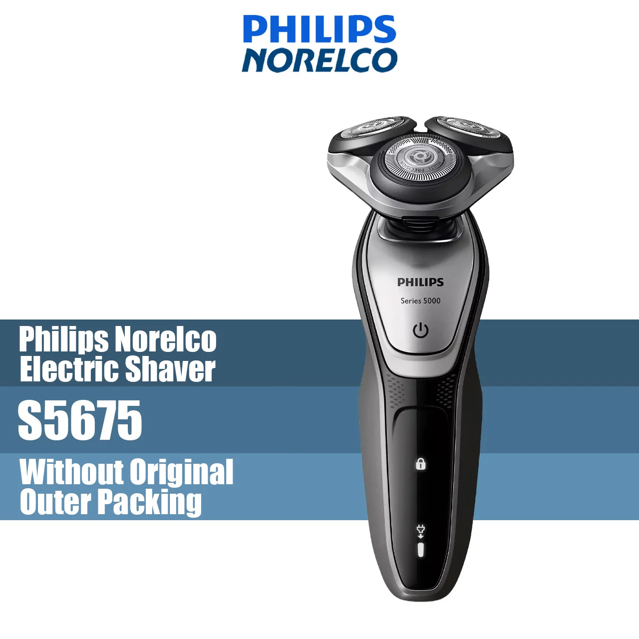 Philips-Norelco-Series-5000-S5675-Rotation-Shaver-for-Man-No-Original ...