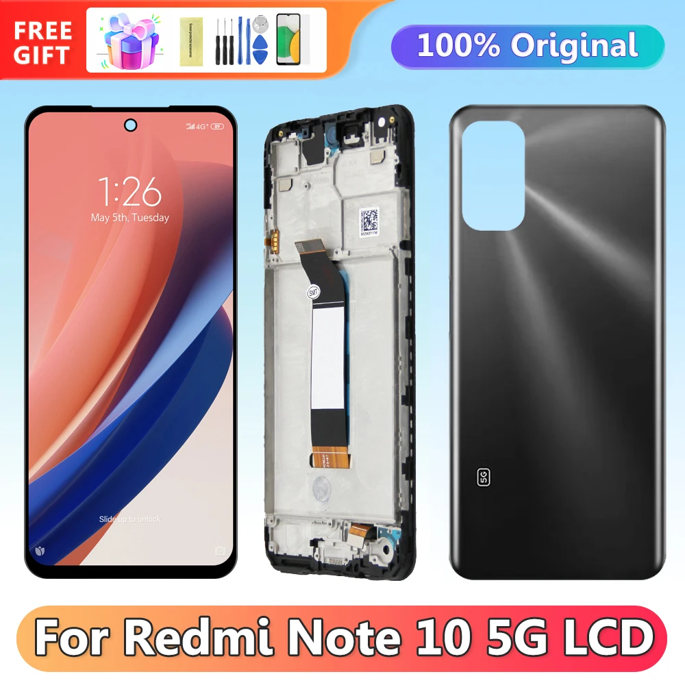 6-5-Display-for-Xiaomi-Redmi-Note-10-5G-M2103K19G-Lcd-Display-Digital ...