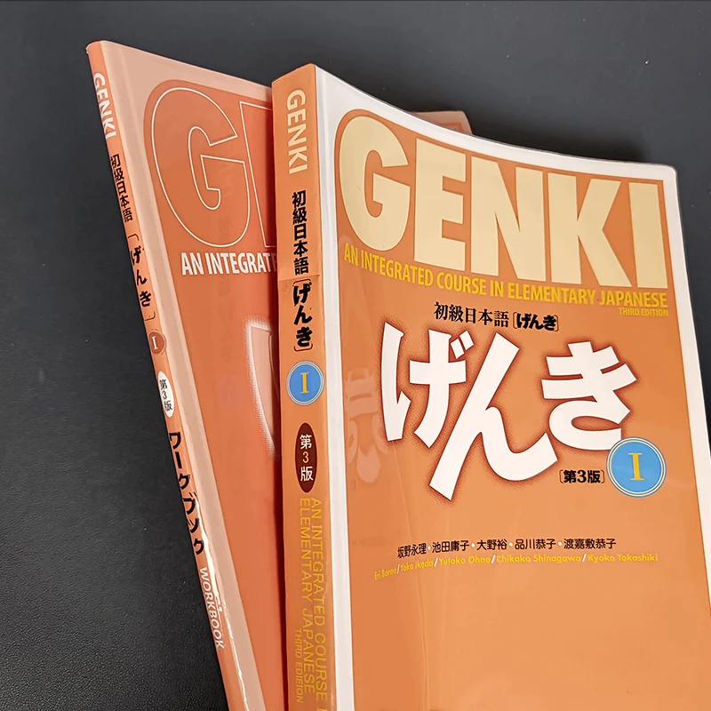 Original-Genki-I-II-Textbook-Workbook-answer-Japanese-Book-Elementary-Comprehensive-3rd-Edition ...
