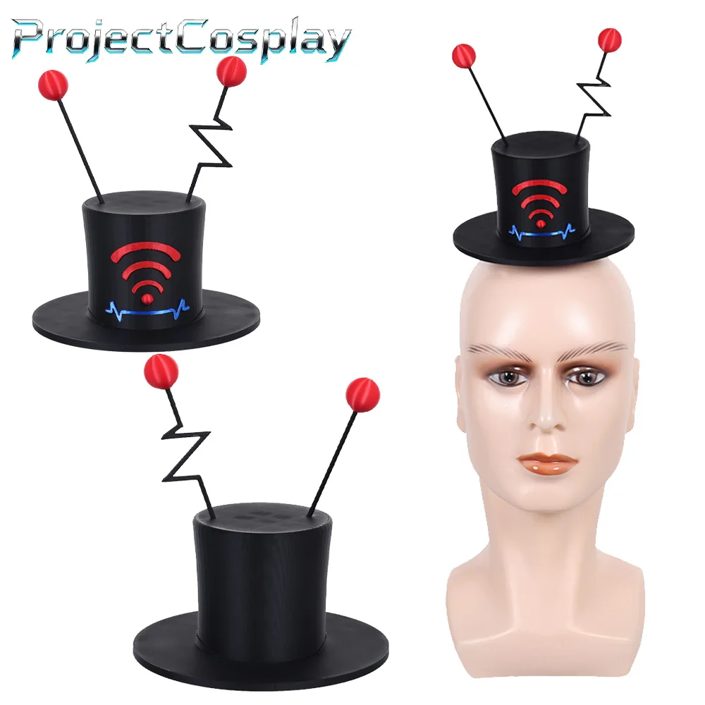 Men Vox Cosplay Cap Hat Anime Cartoon Hotel Roleplay Headwear Props ...