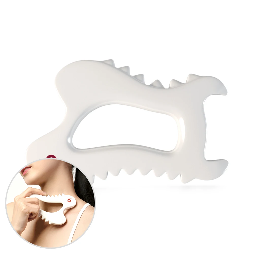 Keramik-Gua-Sha-Board-Haut-kratz-werkzeuge-Gesichts-massage-ger-t-Ganzk ...
