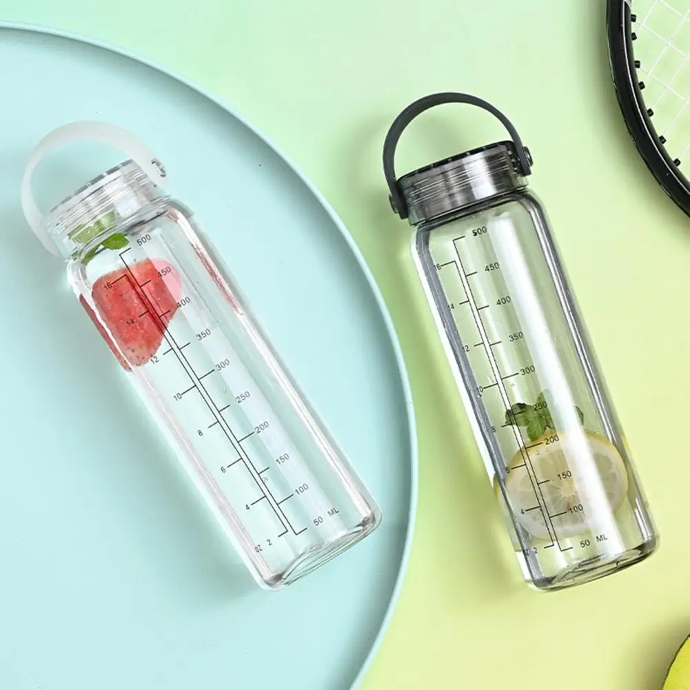Easy-to-Carry-Water-Bottle-Silicone-Handle-Water-Bottle-500ml-Leak ...