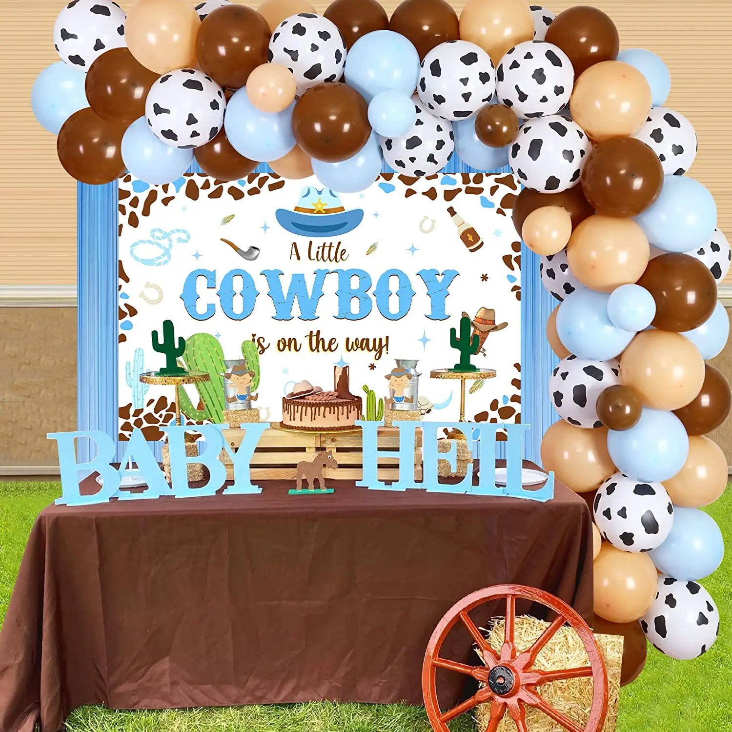 Cowboy Baby Shower Centerpiece Ideas