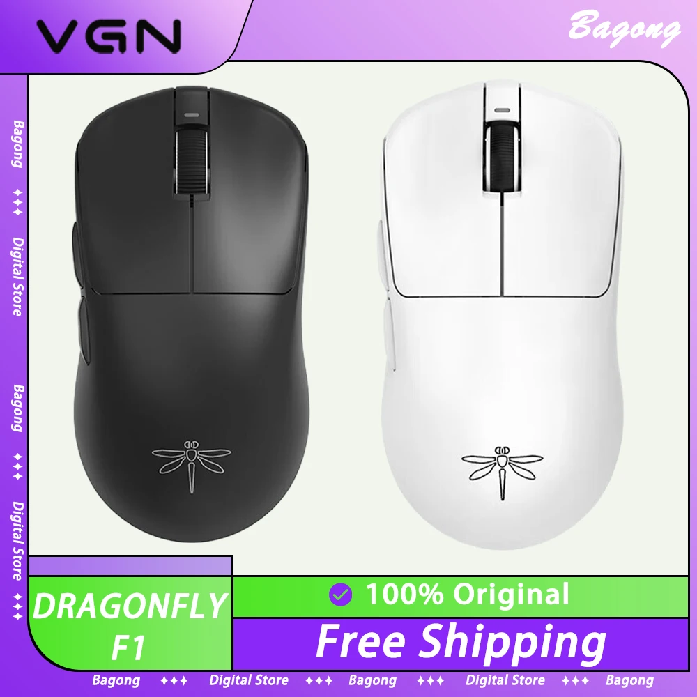 Vgn-Dragonfly-F1-Mouse-M-vel-para-Homens-Modo-Duplo-Sem-Fio-Leve-Ergon ...