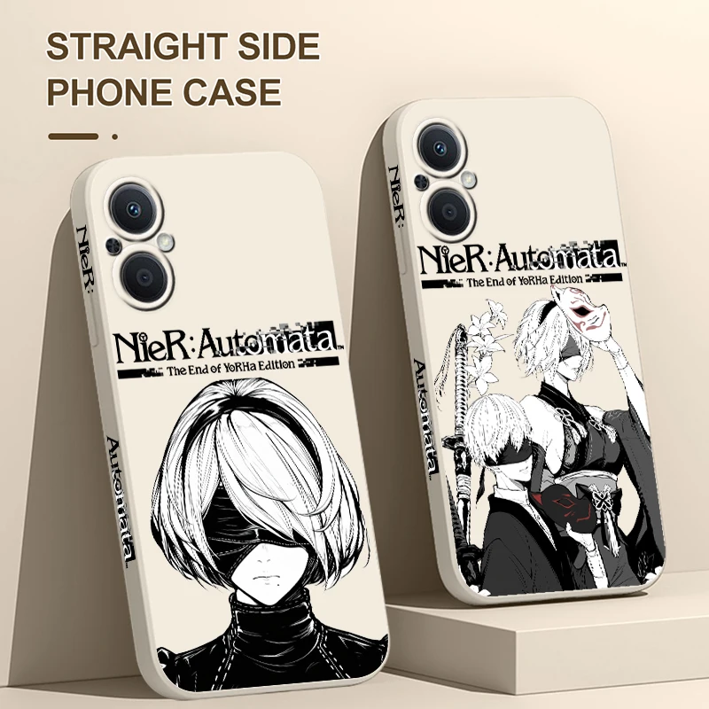 NieR-Automata-Anime-Phone-Case-For-OPPO-Find-X5-X3-X2-Lite-Pro-Neo-A5 ...