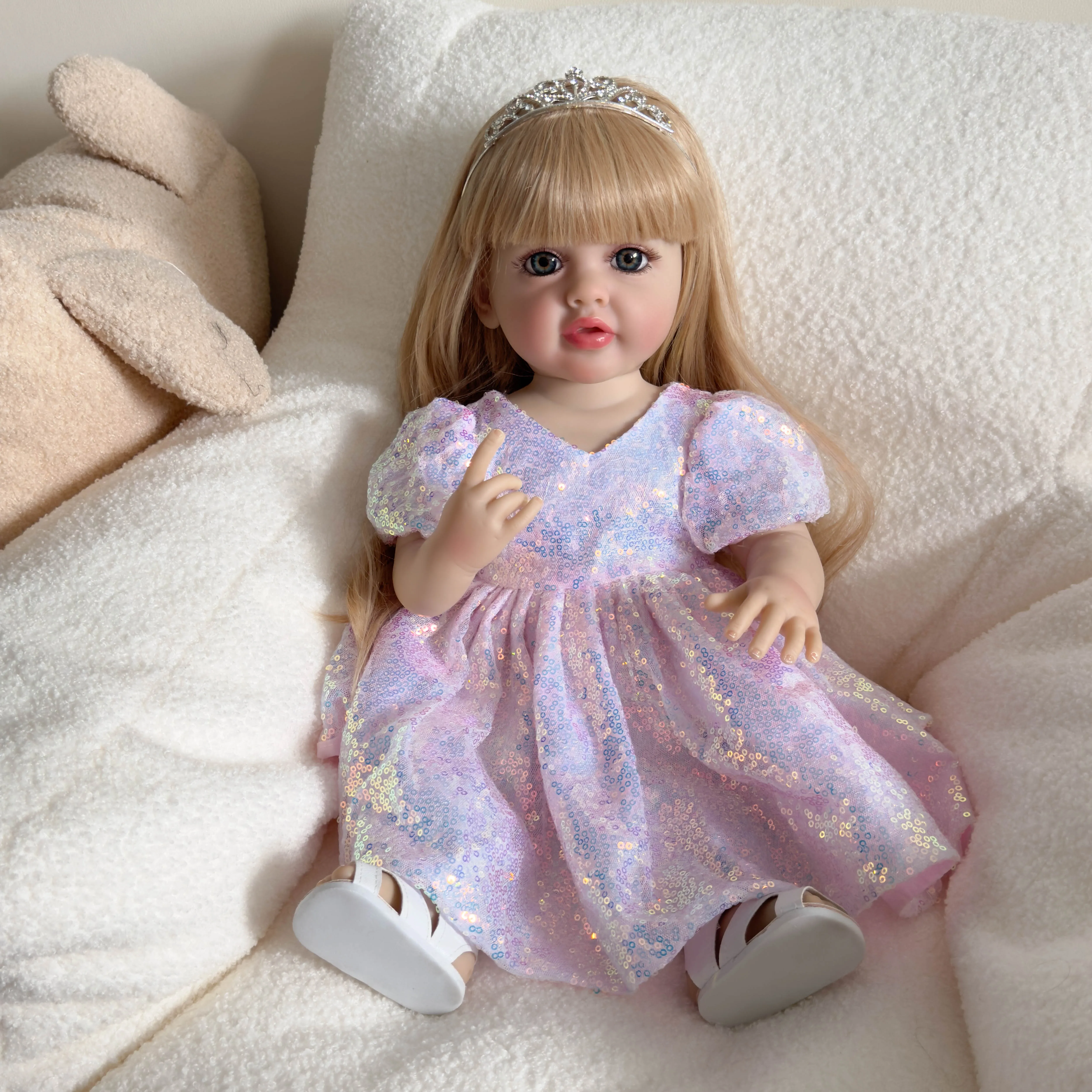 NPK-55CM-Full-Body-Silicone-Betty-Reborn-Doll-Waterproof-Toddler ...