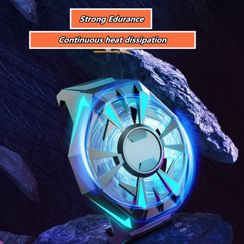 F21 Portable Mini Cooling Fan Mobile Game Cooler USB Powered Radiator ...