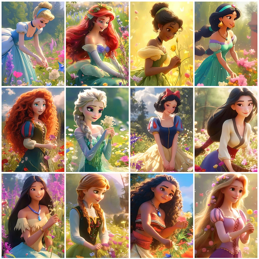 Disney-New-Arrival-Diamond-Painting-Snow-White-Elsa-Cross-Stitch ...