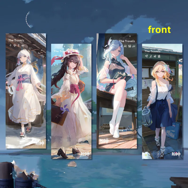 Genshin-Impact-Anime-Laser-Ticket-Cards-Shenhe-Hu-Tao-Kamisato-Ayaka ...