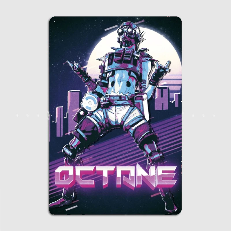 Apex-Legends-Octane-80s-Retro-Metal-Tin-Sign-Truck-Indoor-and-Outdoor ...