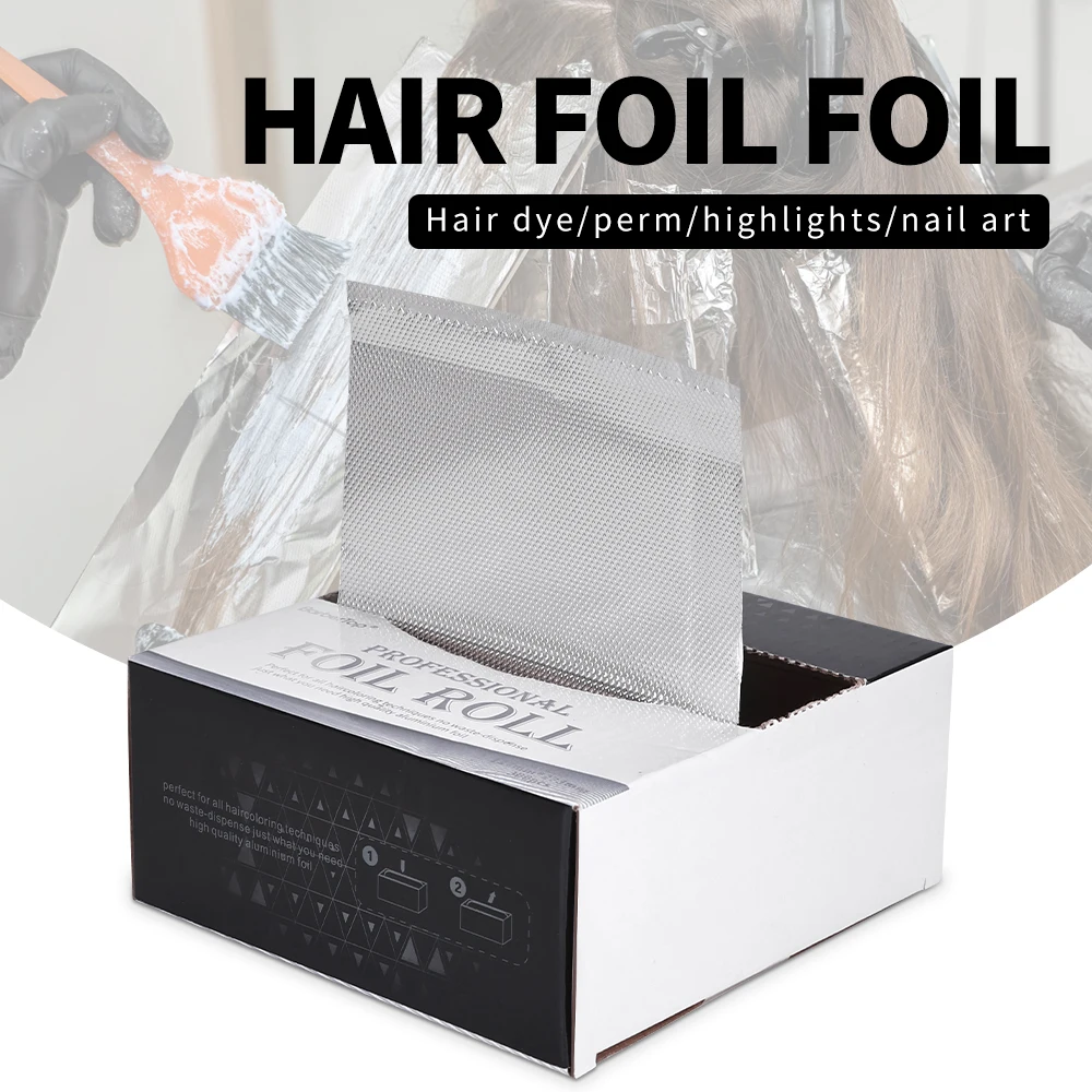 Barber Shop 300 Sheets Of Aluminum Foil Tin Foil Hair Salon Hair Perm ...