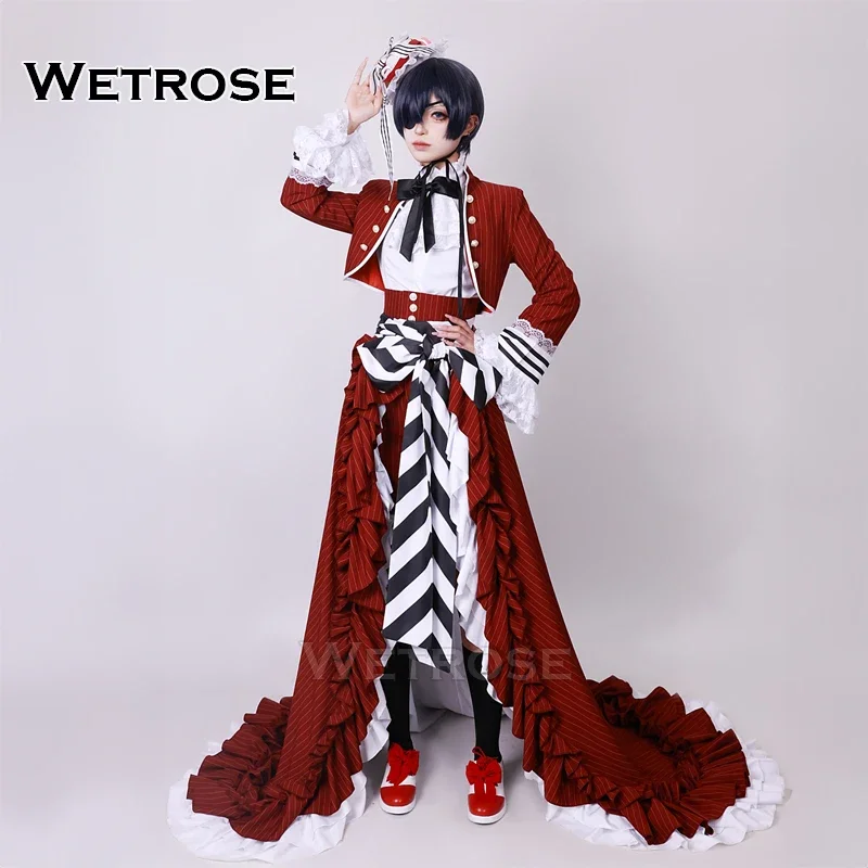 Wetrose-Ciel-Black-Tea-Cup-Cosplay-Costume-Butler-Victorian-style-Gown ...