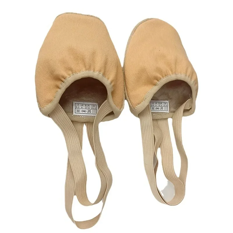 Half Sole Jazz Ballet Dance Shoes Girls Indoor Gymnastics Shoes Women ...