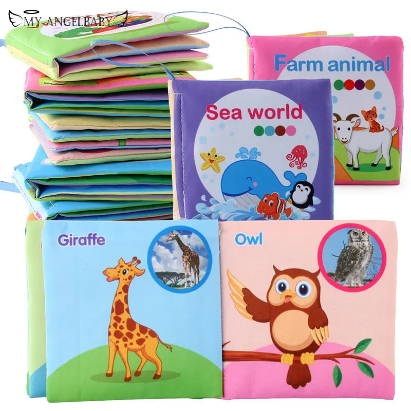 Montessori-0-12Monthes-Baby-Books-toys-Educational-Newborn-Infant-Early ...