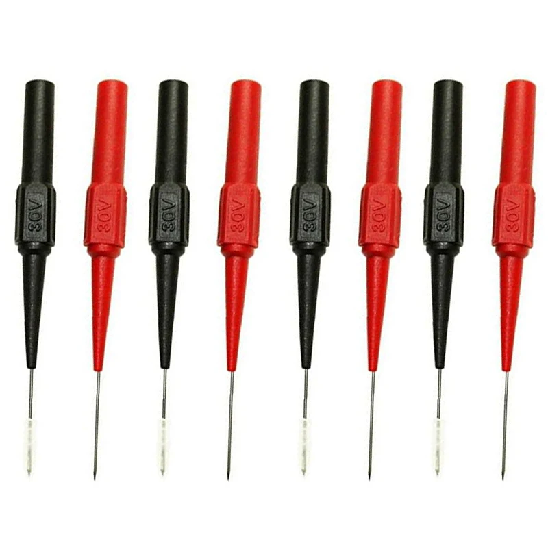 8Pcs Diagnostic Tools Multimeter Test Lead Extention Back Piercing ...