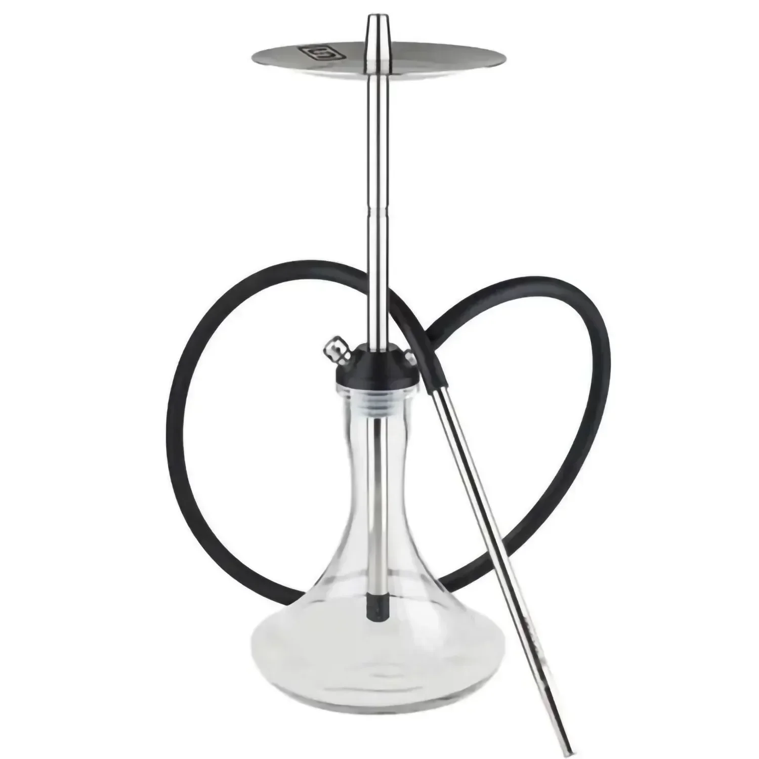 Stainless-Steel-Hookah-Set-Soft-Smoke-Shisha-with-Silicone-Hose-Glass ...