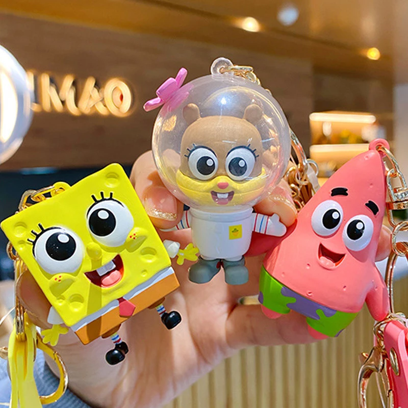 SpongeBob-SquarePants-Anime-Figures-Keychain-Sandy-Patrick-Star ...