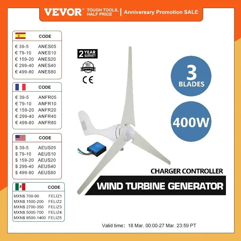 HODOY-12V-24V-Generatore-Eolico-400W-Generatore-Eolico-Generatore-Eolico-A-Turbine-800R-min-20A ...