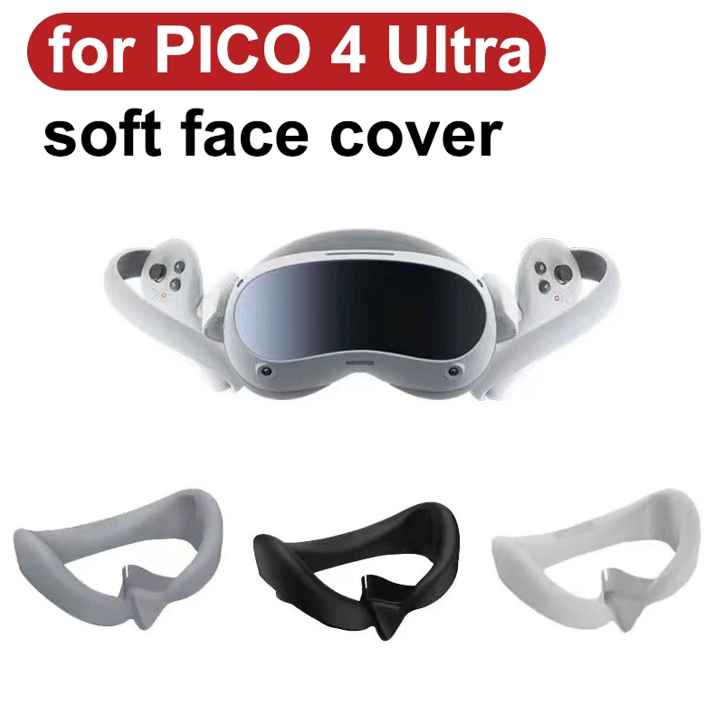 Silicone Mask Eye Cover For PICO 4 Ultra VR Facial interface Protective ...