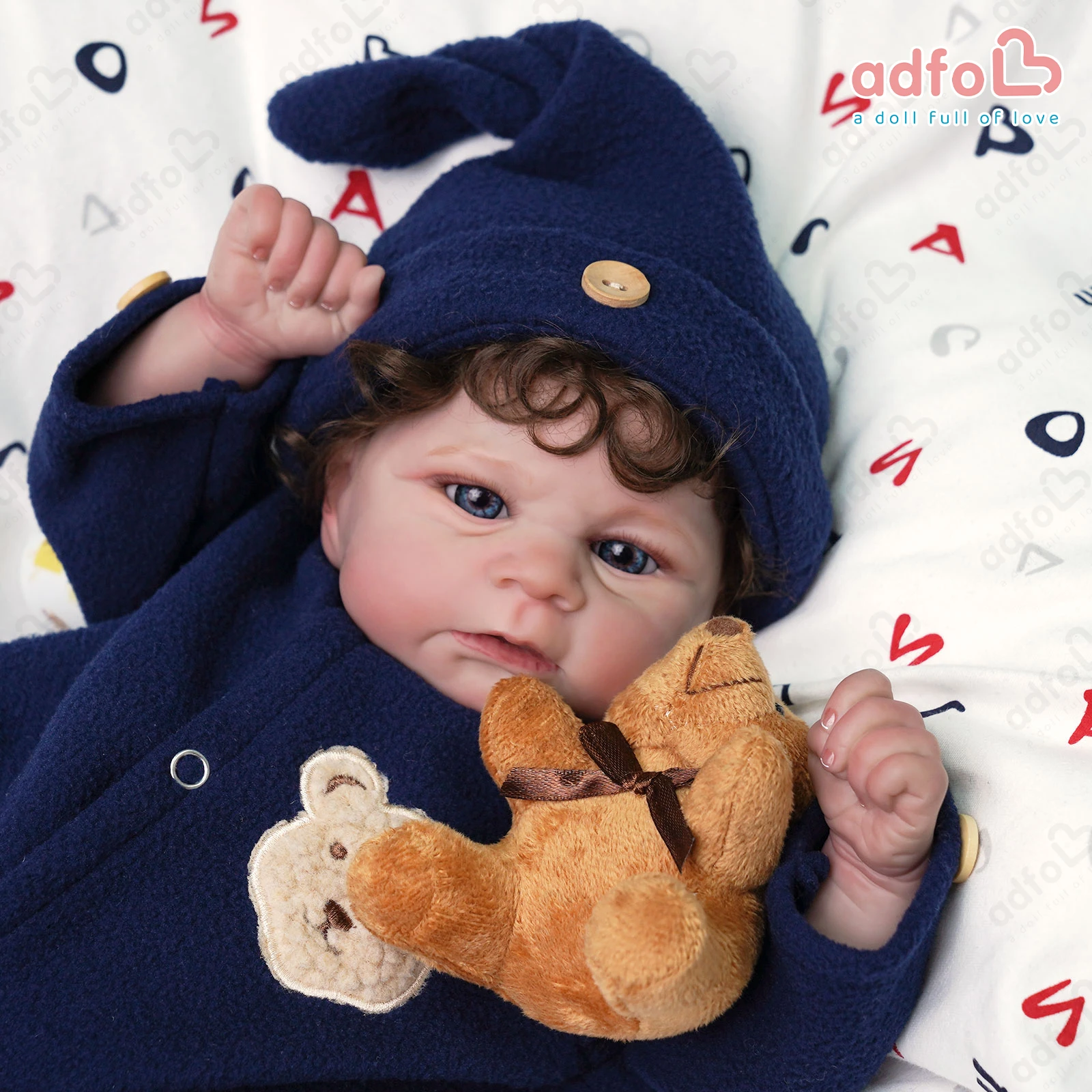 ADFO-43cm-Finished-and-Painted-Reborn-Doll-Elijah-Real-Doll-Lifelike ...
