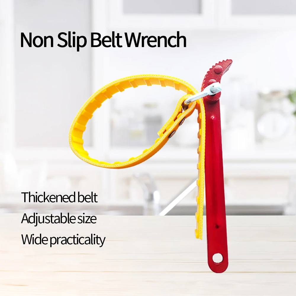 Adjustable-Strap-Opener-Chain-Oil-Filter-Belt-Wrench-Puller-Spanner ...