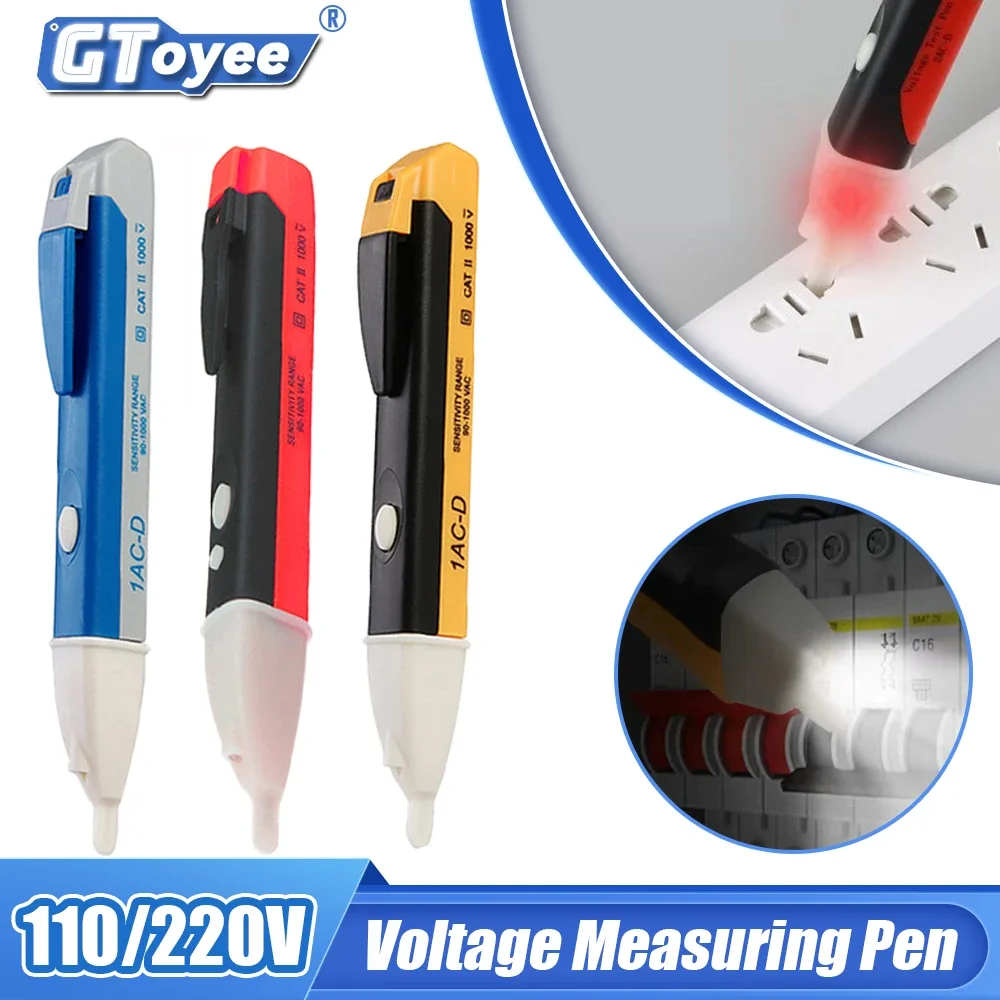 Voltage-Probe-Volt-Meter-Detector-de-Energia-Soquete-Sem-Contato-Sensor ...