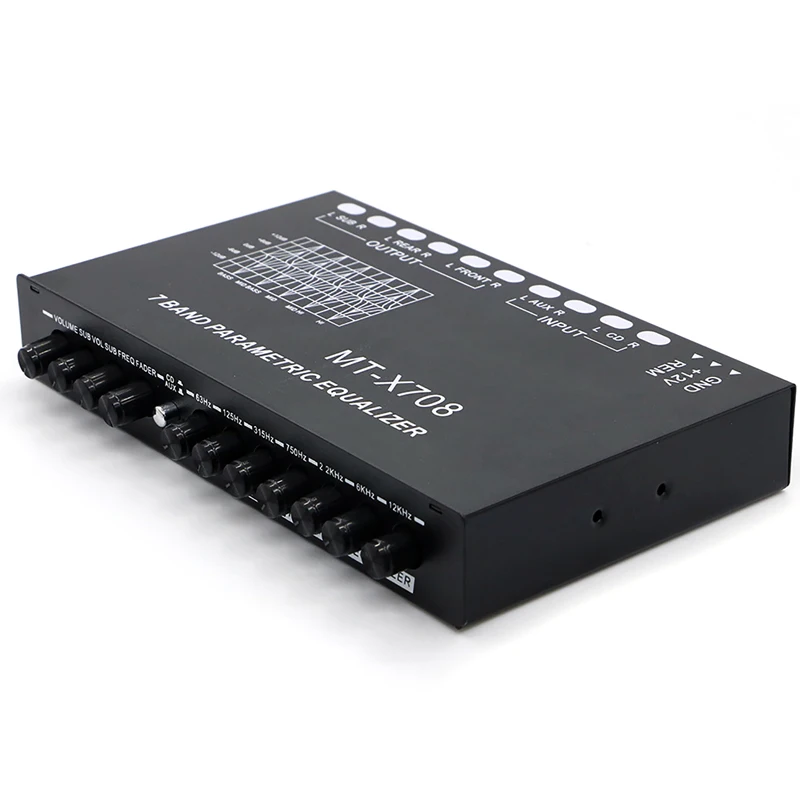 Car-Audio-Equalizer-Adjustable-EQ-Car-Amplifier-Graphic-Equalizer-With ...